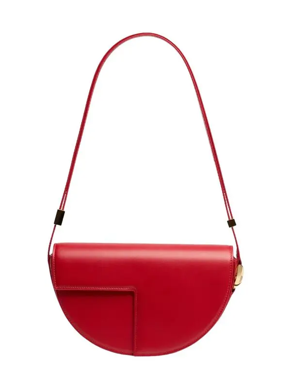 PATOU Le Leather Shoulder Bag - Red