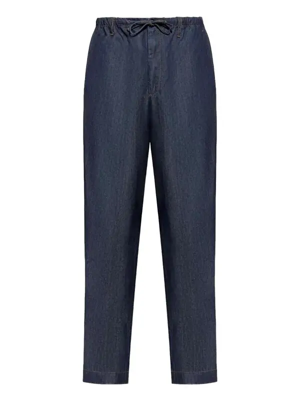 Dries Van Noten Long Jeans - Blue