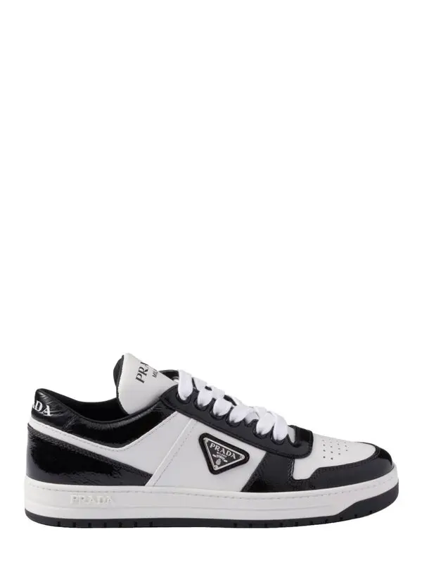 Prada Downtown Two-tone Sneakers - Black