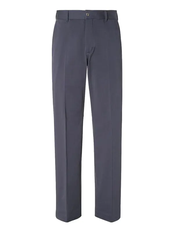Fendi Gabardine Trousers - Blue