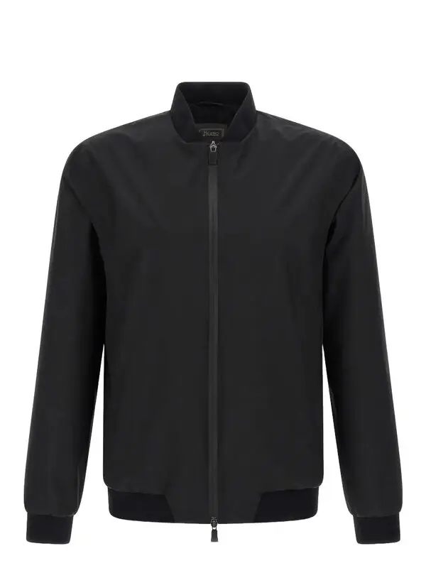 Herno Functional Zip-up Bomber Jacket - Black