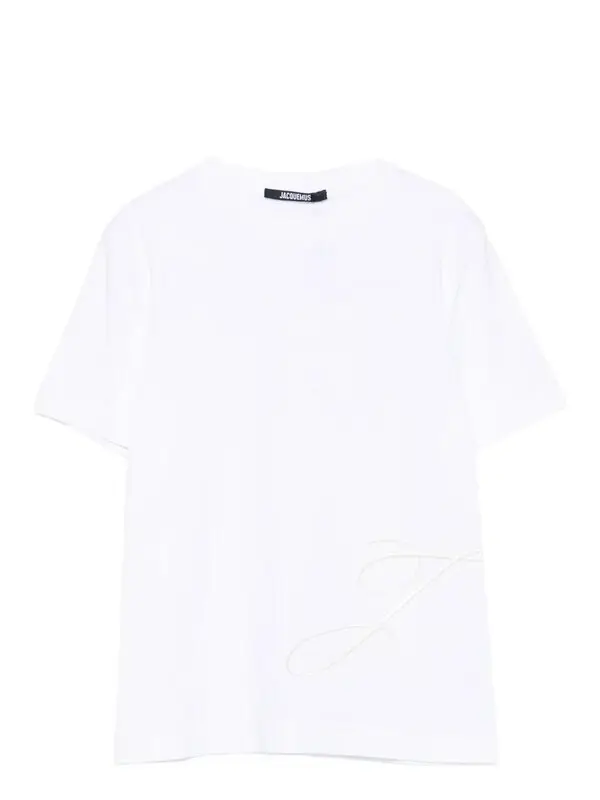 Jacquemus T-shirt With Embroidery - White