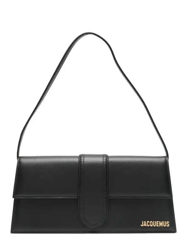 Jacquemus Le Bambino Long In Smooth Leather - Black