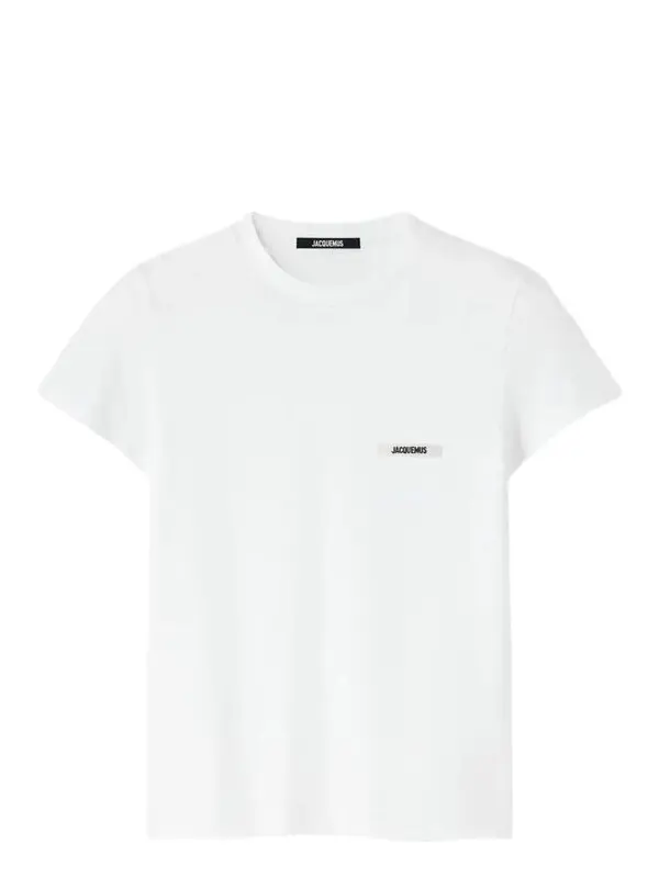 Jacquemus Gros Grain Cotton T-shirt - White