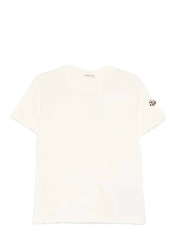 Moncler Cotton T-shirt - Nude & Neutrals