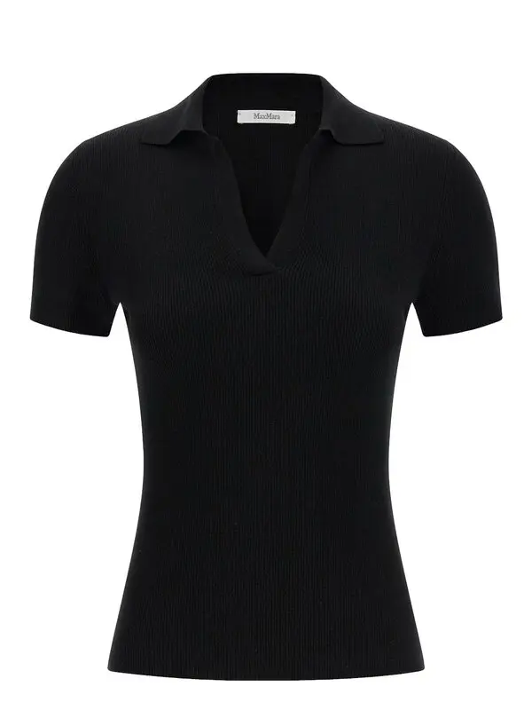 Max Mara Knit Polo - Black
