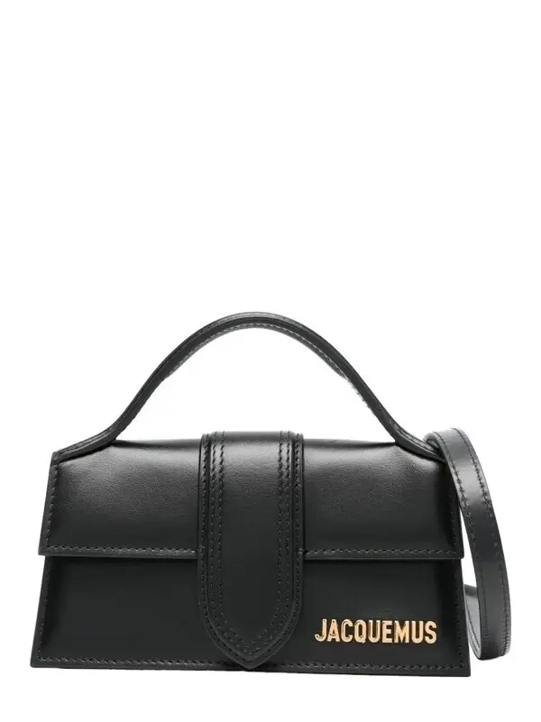 Jacquemus The Bambino In Smooth Leather - Black