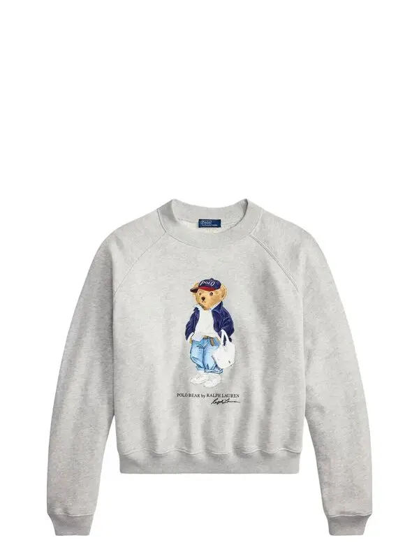 Polo Ralph Lauren Polo Bear Fleece Crewneck Sweatshirt - Grey