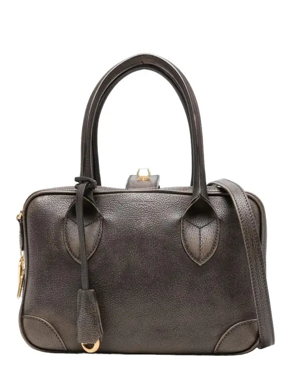 GOLDEN GOOSE Vita Gradient-effect Leather Bag - Brown