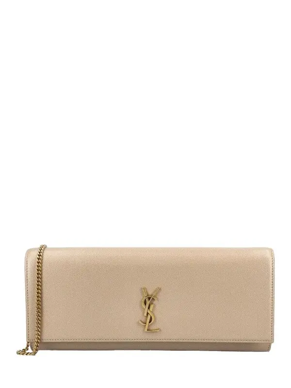 Saint Laurent Clutch - Nude & Neutrals