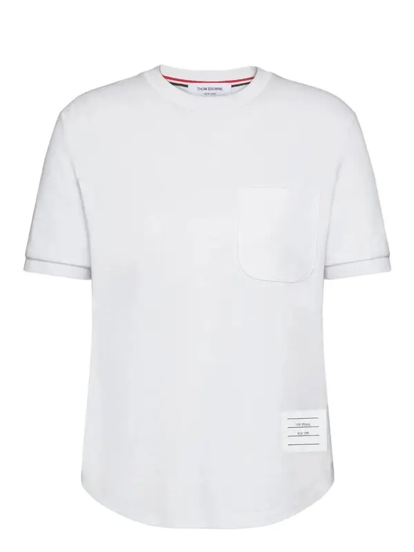 Thom Browne Cotton Pocket T-shirt - White