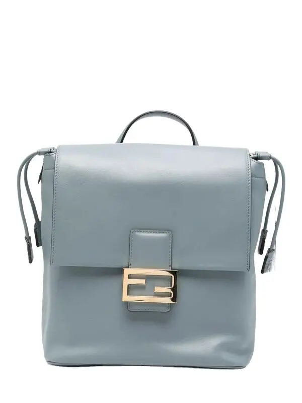 Fendi Leather Backpack - Blue