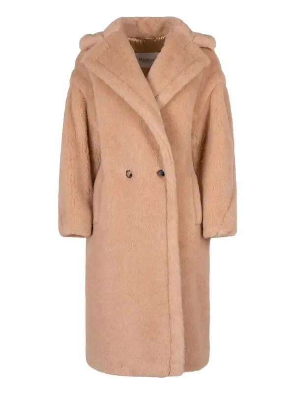 Max Mara Teddy Bear Icon Coat - Nude & Neutrals