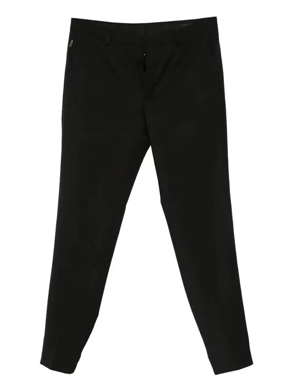 Prada Slim Leg Wool Trousers - Black