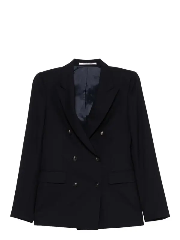 Tagliatore Parigi Double-breasted Wool Blazer - Blue
