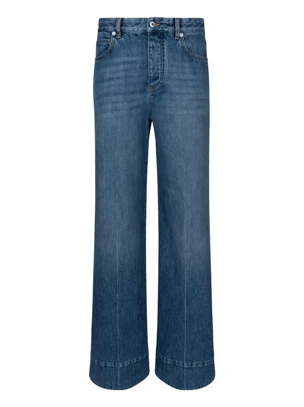 Bottega Veneta Wide-leg Denim Jeans - Blue