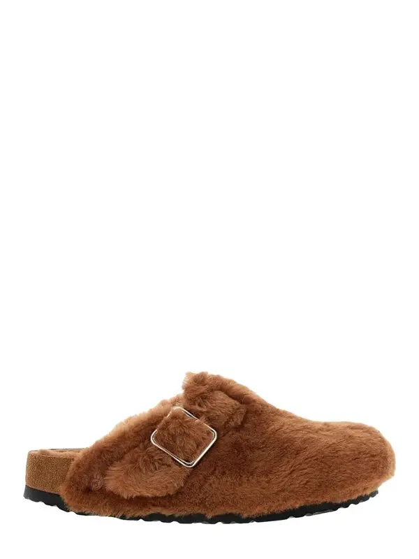 BIRKENSTOCK Boston Shearling Clogs - Brown