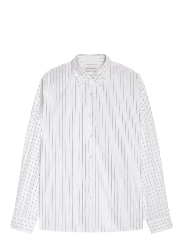 Dries Van Noten Casia Striped Shirt - White