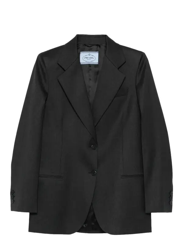 Prada Wool Blazer - Grey