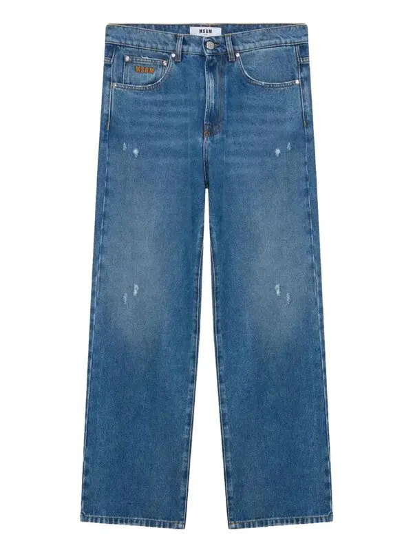 MSGM Straight Jeans - Blue