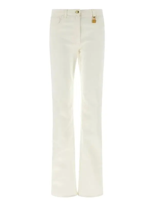 MSGM Straight Jeans - White