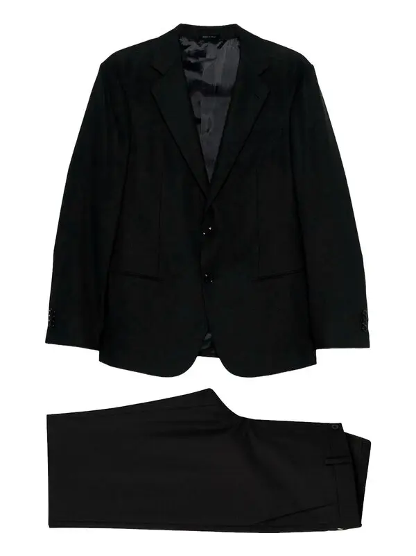 Giorgio Armani Single-breasted Suit - Black