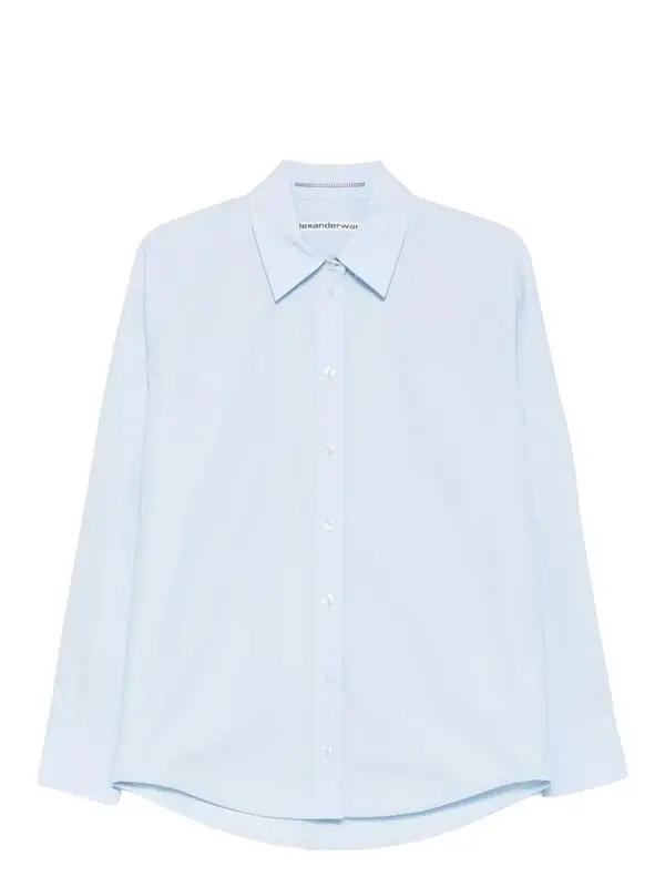 Alexander Wang Oversized Cotton Shirt - Blue