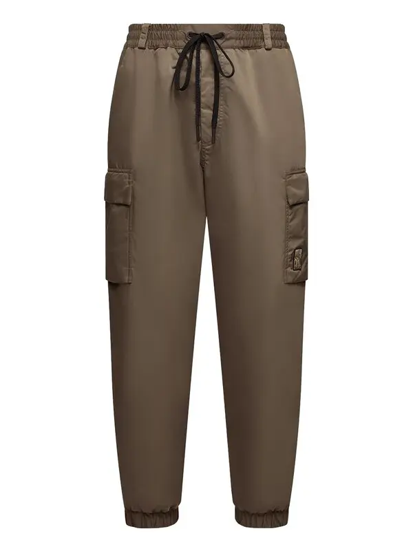 Moncler Gabardine Cargo Trousers - Green