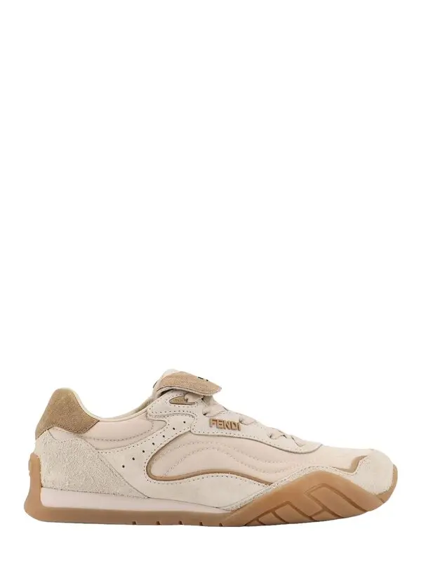 Fendi Wave Pulse Sneakers - Nude & Neutrals