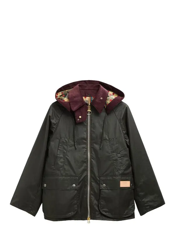 Barbour Paul Smith Loves Bedale Waxed Jacket - Green