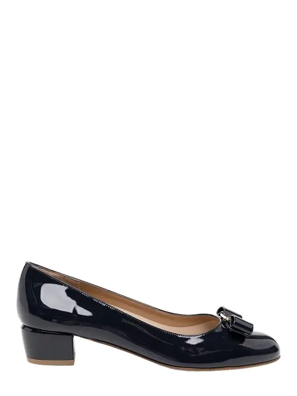 FERRAGAMO Vara Naplak Pumps - Blue