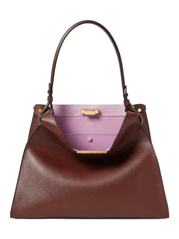 Fendi Way Media Bag - Brown