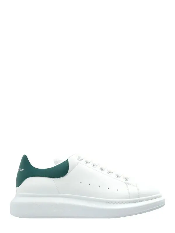 Alexander McQueen Oversized Leather Sneakers - White