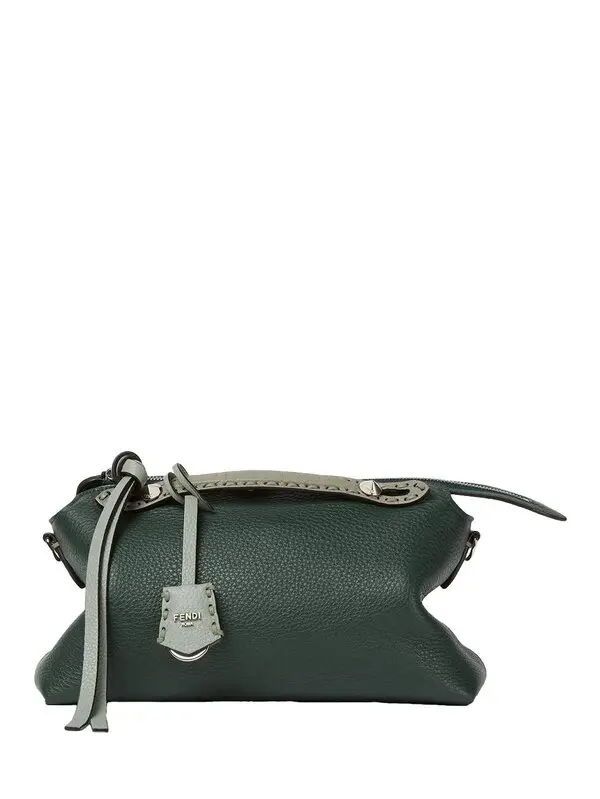 Fendi By The Way Soft Medium Bag With Stitching - Green