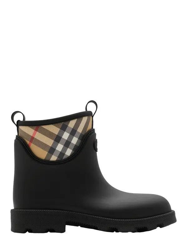 Burberry Rubber Marsh Low Boots - Black