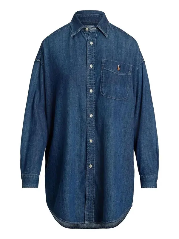 Polo Ralph Lauren Oversized Denim Shirt - Blue