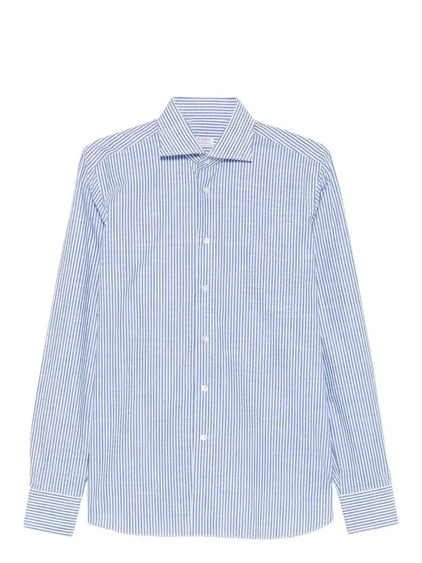 Balenciaga Striped Shirt - Blue