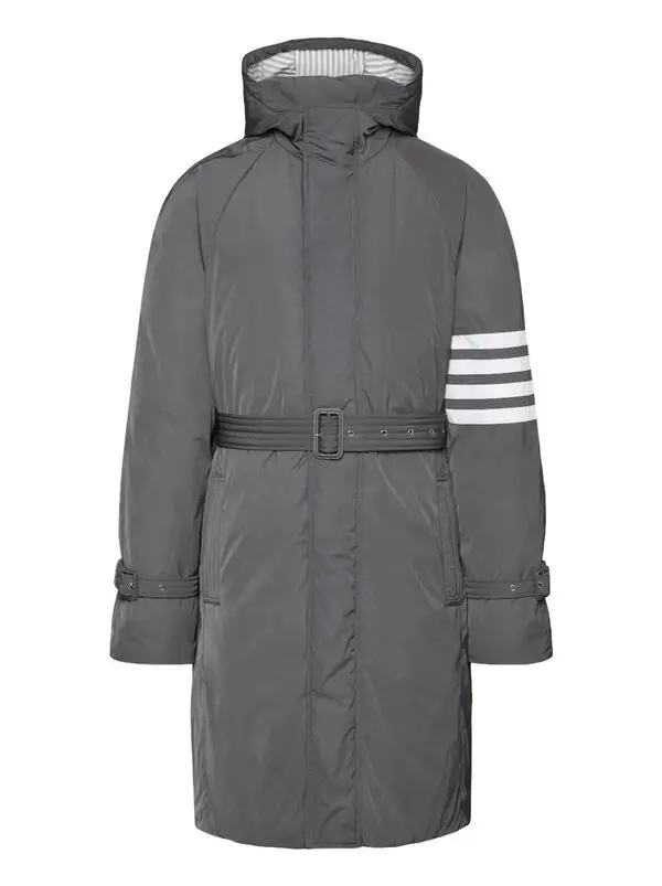 Thom Browne 4-bar Down Parka - Grey