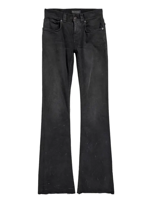 Balenciaga Bootcut Slim Fit Jeans - Black