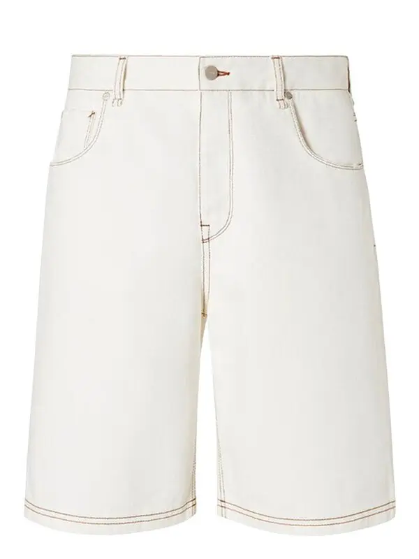 Fendi Denim Shorts - White