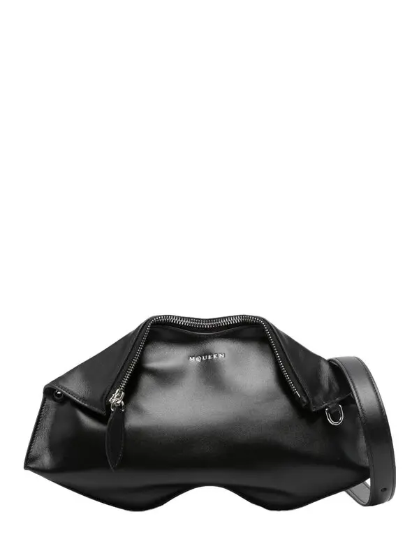 Alexander McQueen Manta Clutch - Black