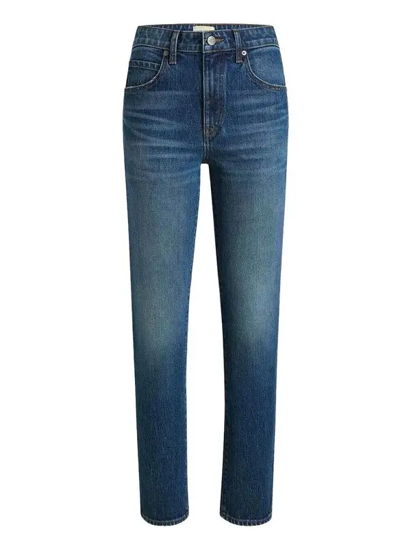 Khaite Slim Leg Viv Gamba Jeans - Blue