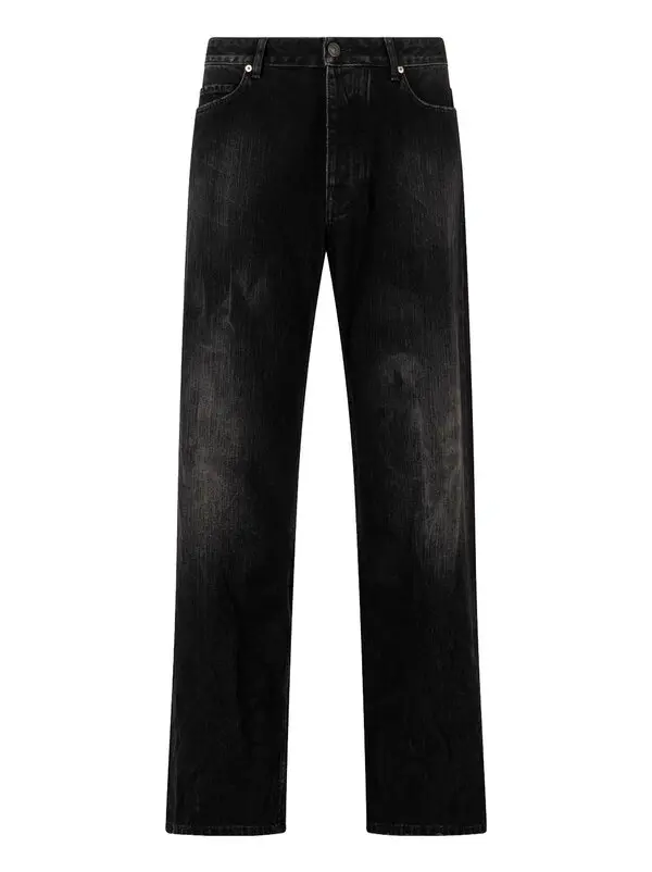 Balenciaga Distressed Jeans - Black
