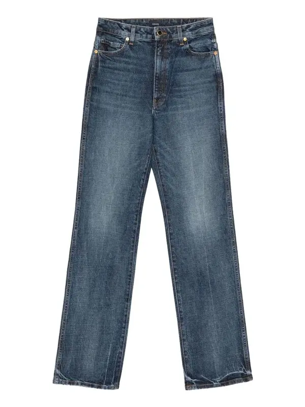 Khaite Danielle High-waist Jeans - Blue