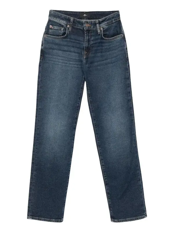 7 For All Mankind Calie Straight-leg Jeans - Blue