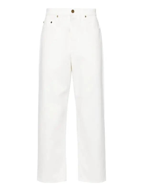 GOLDEN GOOSE Loose Fit Denim Jeans - White