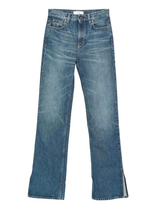 Chloé Boot-cut Jeans With Slit - Blue