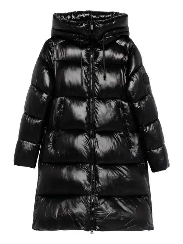 SAVE THE DUCK Isabel Long Down Jacket - Black