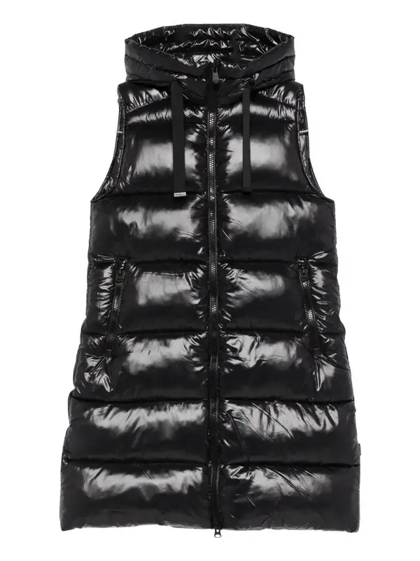 SAVE THE DUCK Iria Hooded Vest - Black