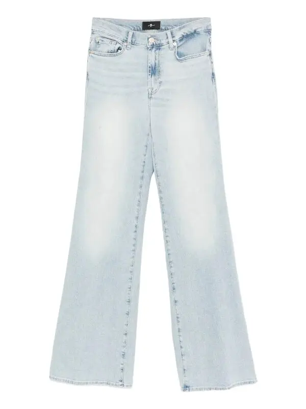 7 For All Mankind Modern Dojo High Waist Flare Jeans - Blue